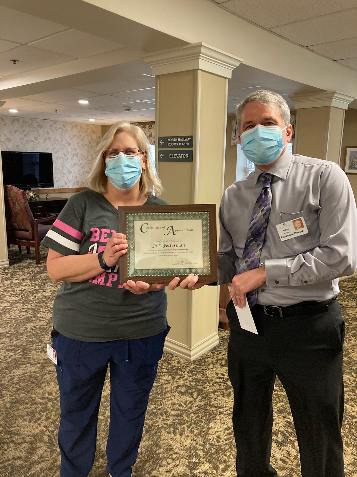 Honoring Milestone Years of Service - News & Events | Chapel Pointe